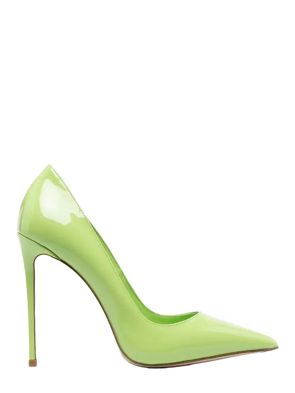 LE SILLA Eva 110mm Leather Pumps - Green