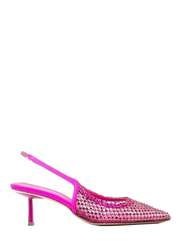 LE SILLA Gilda 50mm Crystal-embellished Pumps - Pink