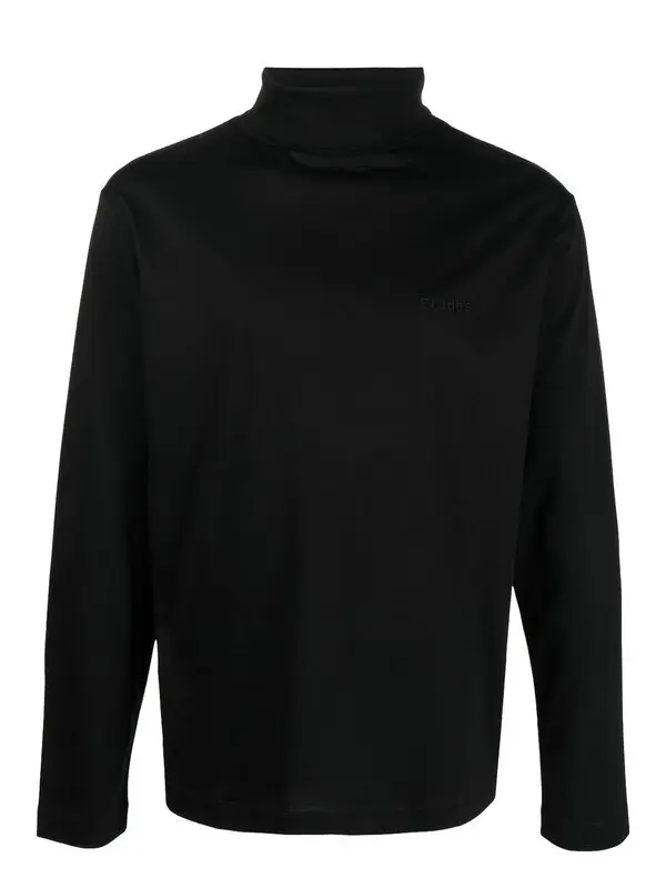 ÉTUDES STUDIO Roll-neck Long-sleeve T-shirt - Black