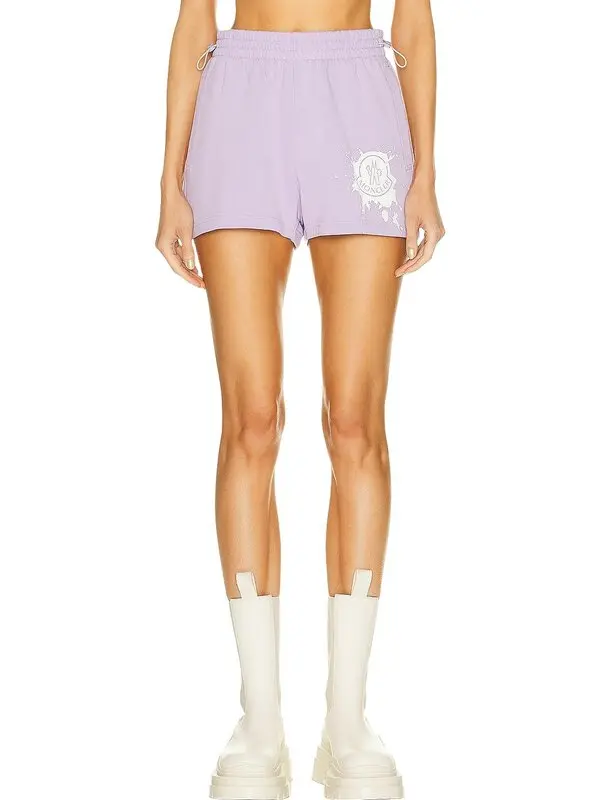 Moncler Sweat Short - Purple
