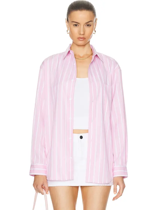 Matteau Classic Stripe Shirt - Sorbet Stripe