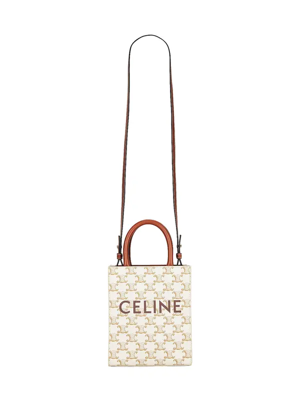 Celine Mini Vertical Cabas Tote Bag - Brown