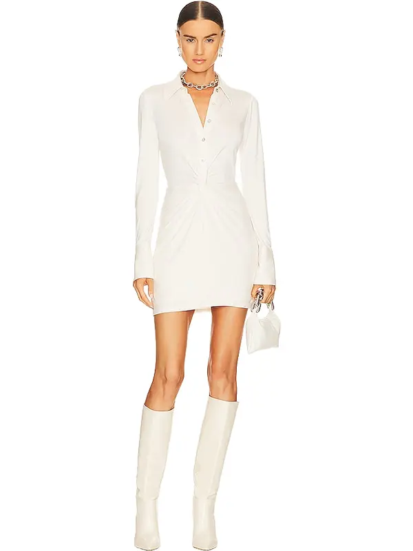 L'academie Anders Mini Dress - Ivory