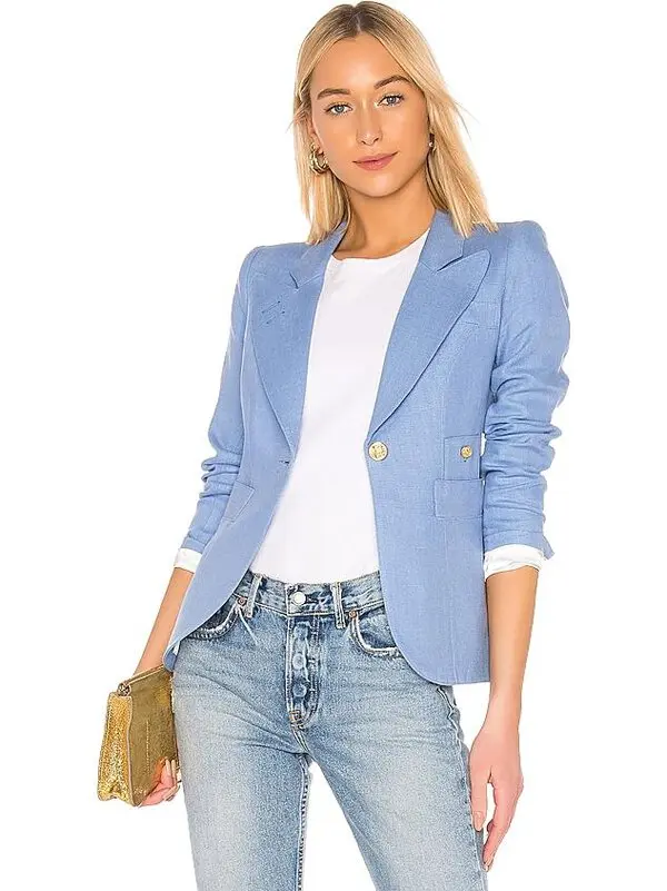 Smythe Classic Duchess Blazer - Periwinkle