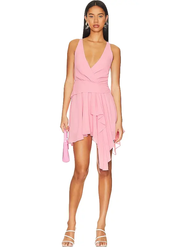 LOVERS AND FRIENDS Jazmyn Mini Dress - Pink