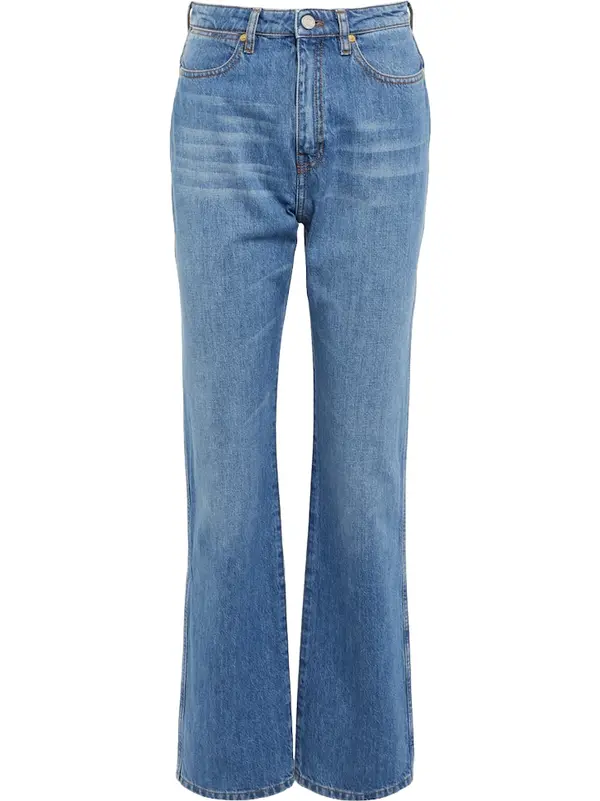 JOSEPH Fulham High-rise Straight Jeans - Blue