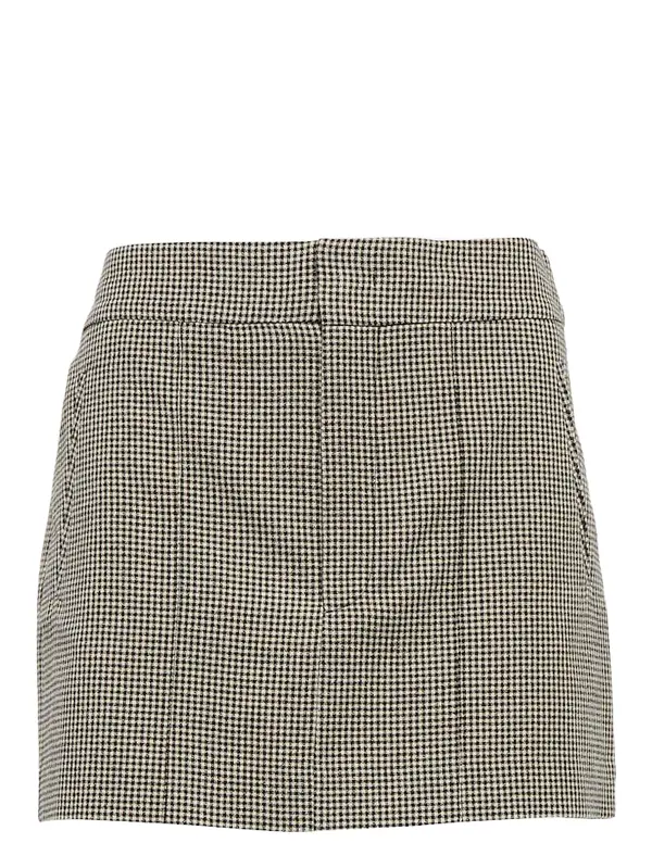 Isabel Marant Licoba Crêpe Miniskirt - Black