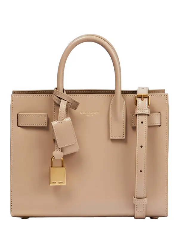 Saint Laurent Sac De Jour Nano Tote Bag - Beige