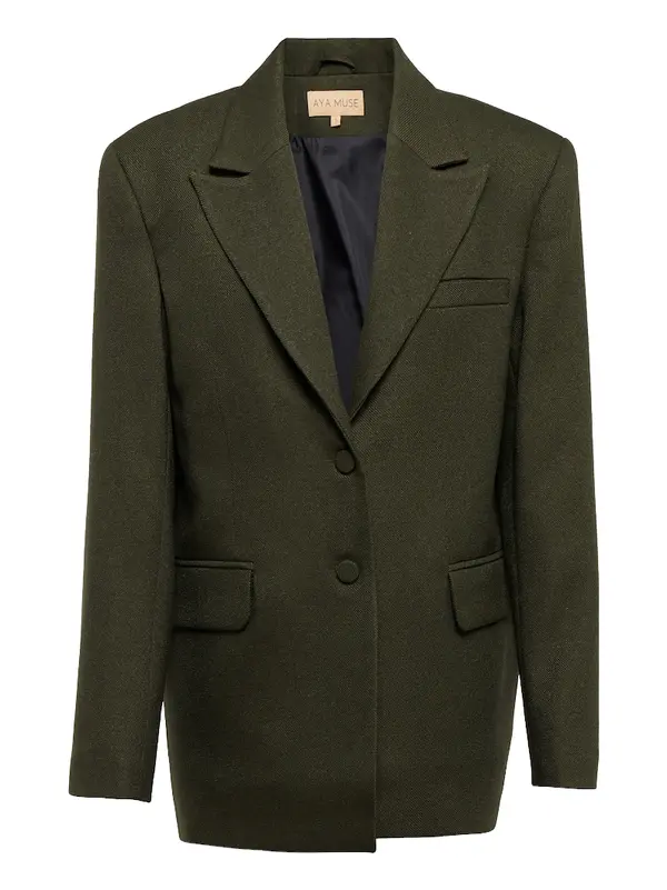 AYA MUSE Ori Oversized Blazer - Green