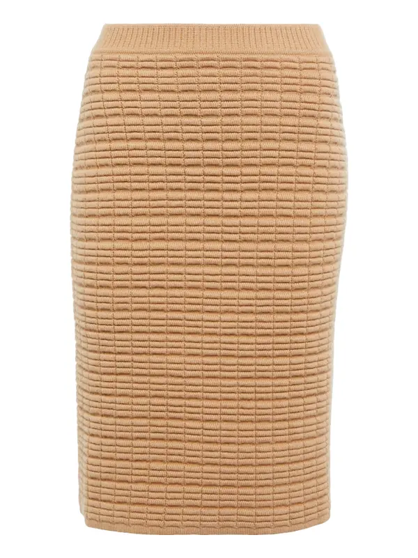 Khaite Nailah Mini Skirt - Beige