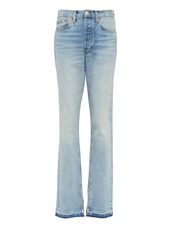 RE/DONE High-rise Bootcut Jeans - Blue