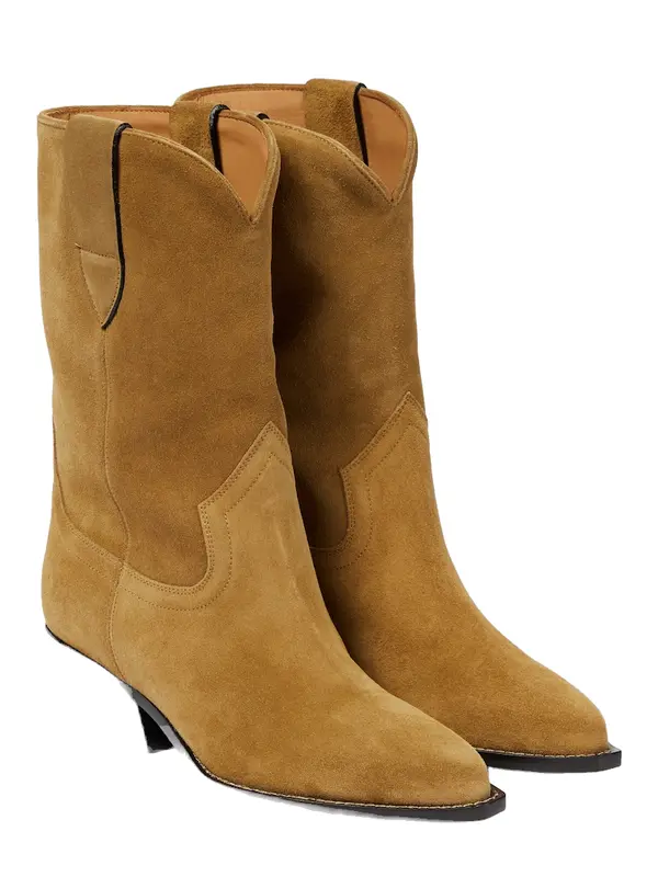 Isabel Marant Dahope Suede Boots - Brown