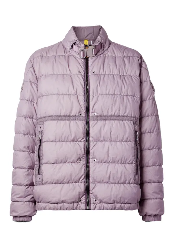 Moncler 1017 Alyx 9sm Mahondin Quilted Down Jacket - Purple
