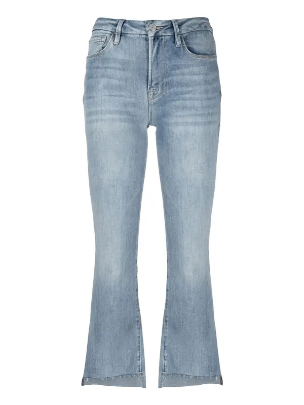 FRAME Cropped-leg Jeans - Blue