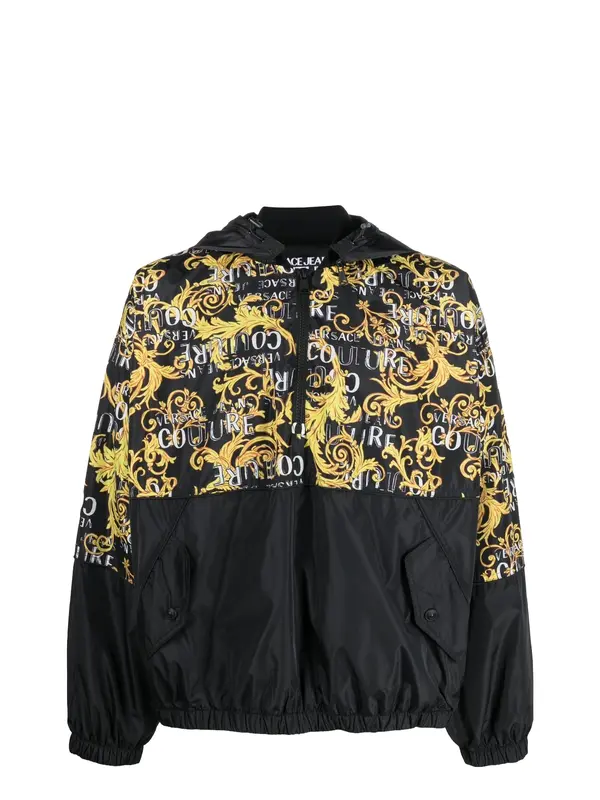 Versace Logo-print Hoodie - Black