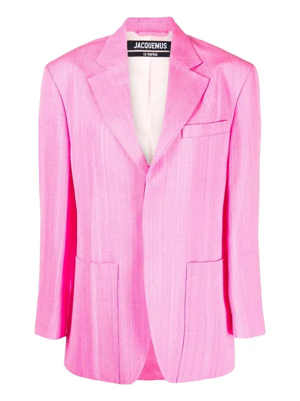 Jacquemus La Veste D'homme Single-breasted Blazer - Pink