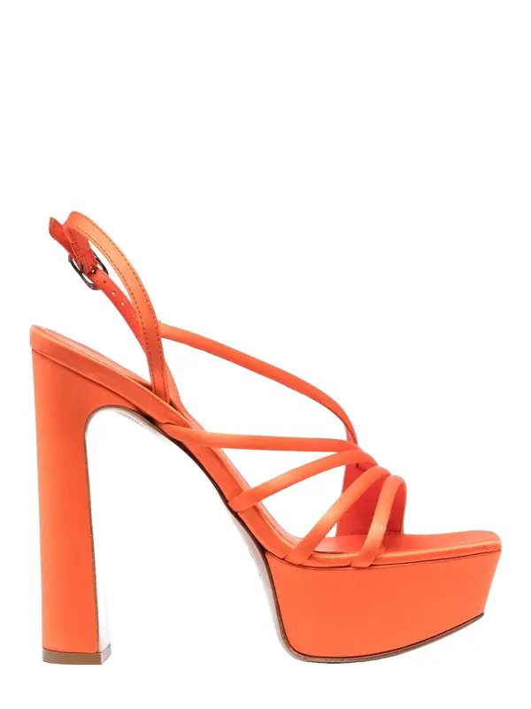 LE SILLA Scarlet Platform Sandals - Orange