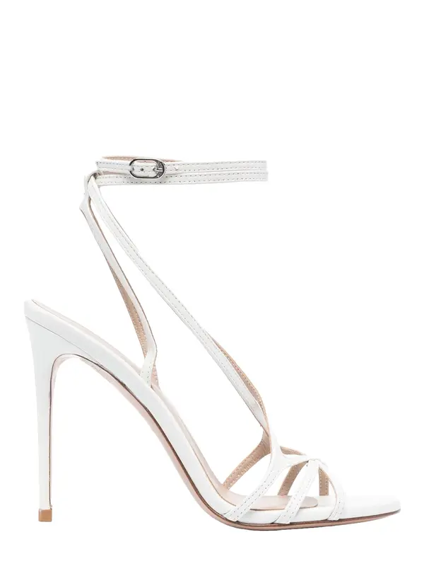 LE SILLA Belen Strappy Stiletto Sandals - White