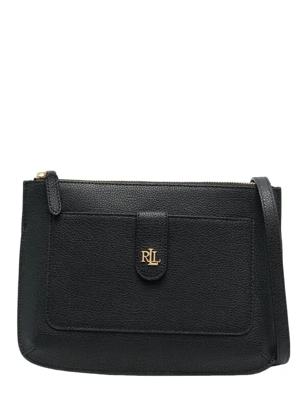 Ralph Lauren Jamey Leather Crossbody Bag - Black