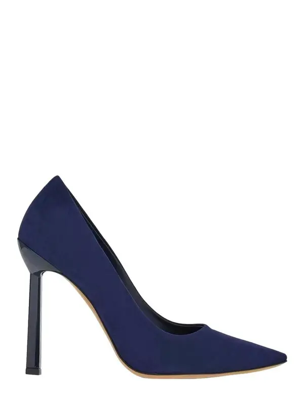 FERRAGAMO 105mm Suede Stiletto Pumps - Blue