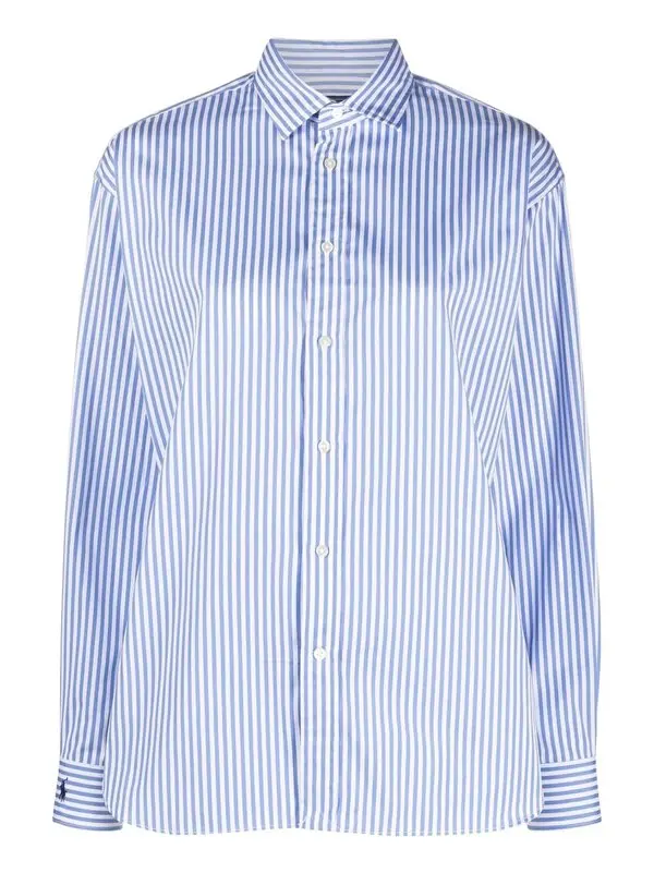 Polo Ralph Lauren Lauren Ralph Lauren Stripe-print Shirt - Blue