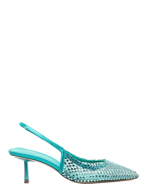 LE SILLA Gilda 70mm Slingback Pumps - Blue