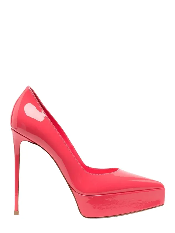 LE SILLA Uma 130mm Patent Pumps - Pink