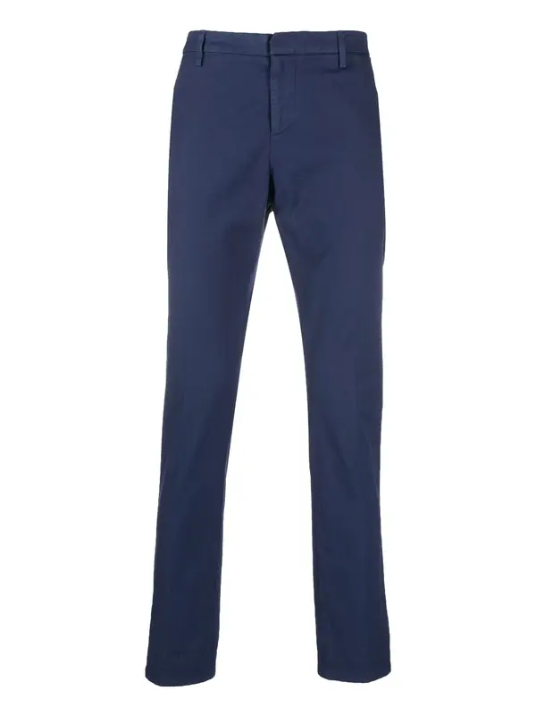 DONDUP Straight-leg Chino Trousers - Blue