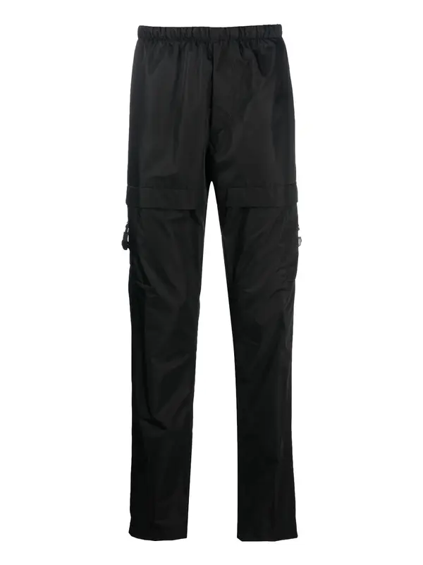 Givenchy 4g-buckle Straight-leg Cargo Trousers - Black