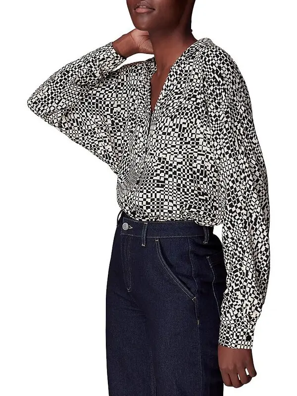 Whistles Ramona Polka Dot Shirt - Multicolor