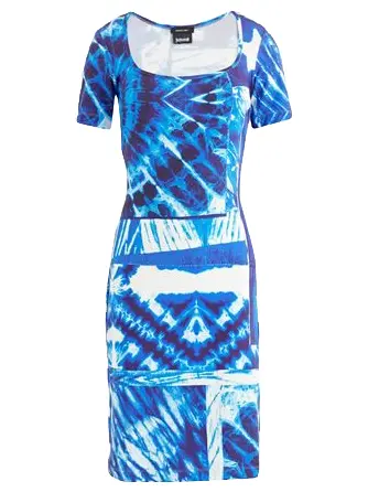 Just Cavalli Mini Pencil Dress - Blue