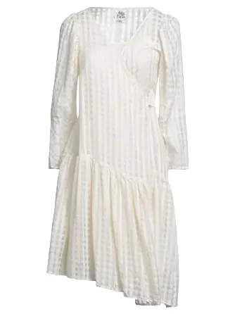 ATTIC AND BARN Mini Shirt Dress - White