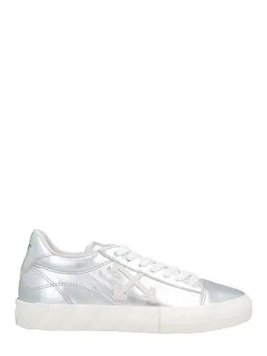 OFF-WHITE™ Calfskin Low-tops & Trainers - Silver
