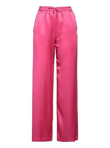 Blumarine Wide Leg Silk Pants - Pink