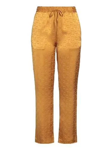 Blumarine Straight Leg Jacquard Pants - Yellow