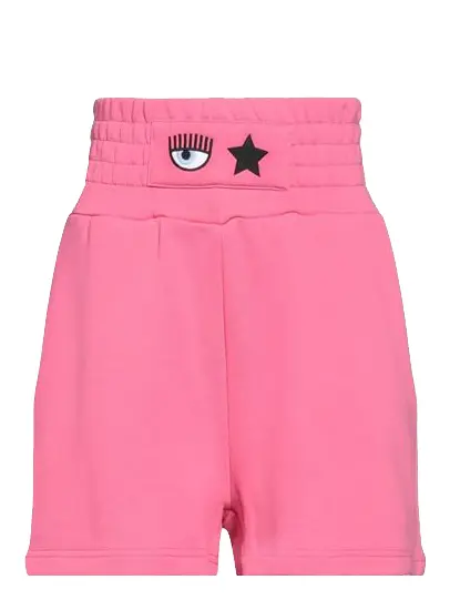 CHIARA FERRAGNI High-waisted Bermuda Shorts - Pink