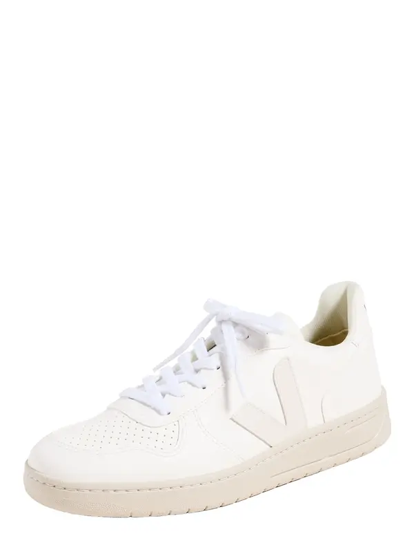 VEJA V-10 Lace-up Sneakers - Full White