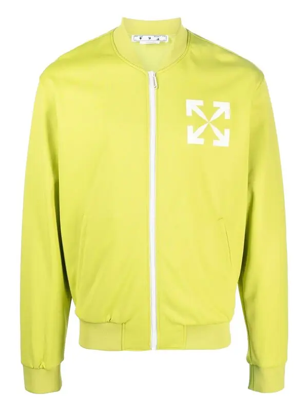 Off-White Arrow-print Track Jacket - Yellow