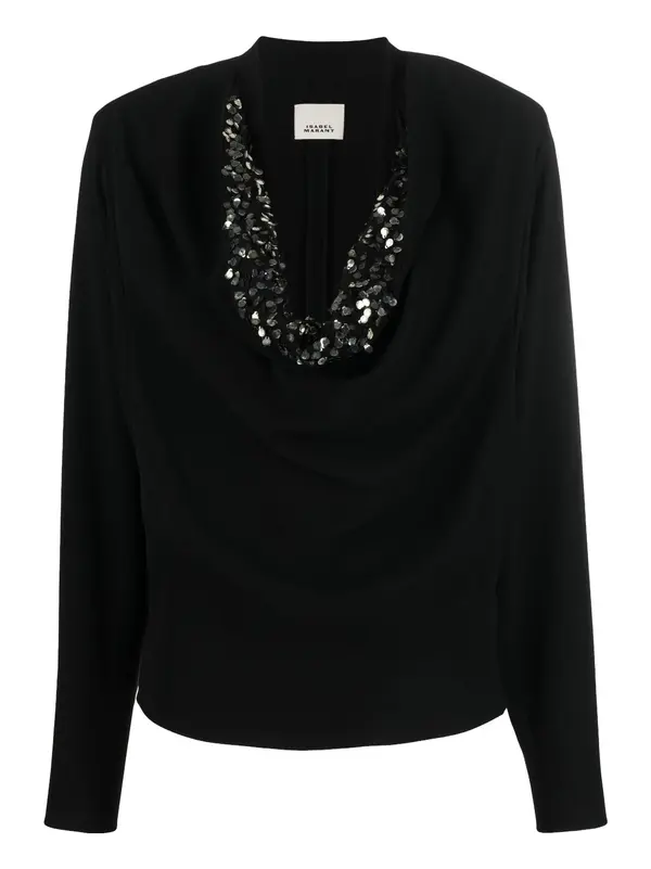Isabel Marant Leary Blouse - Black
