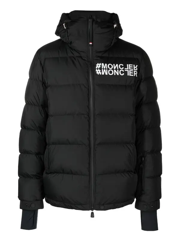 Moncler Isorno Logo-print Jacket - Black