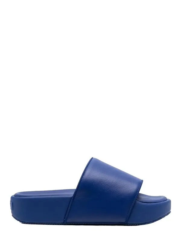 Y3 Flatform Logo-patch Slides - Blue