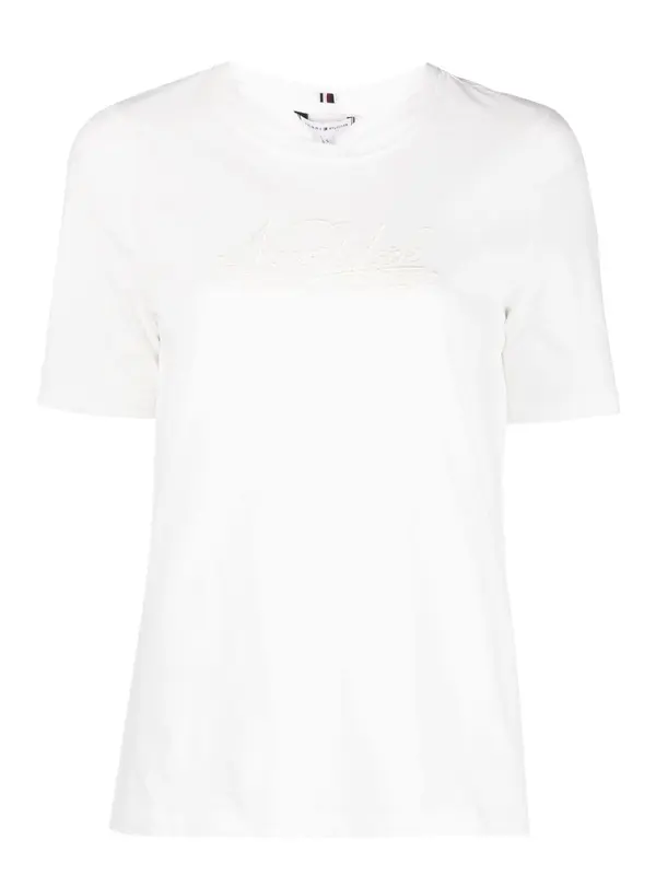 Tommy Hilfiger Embroidered T-shirt - White