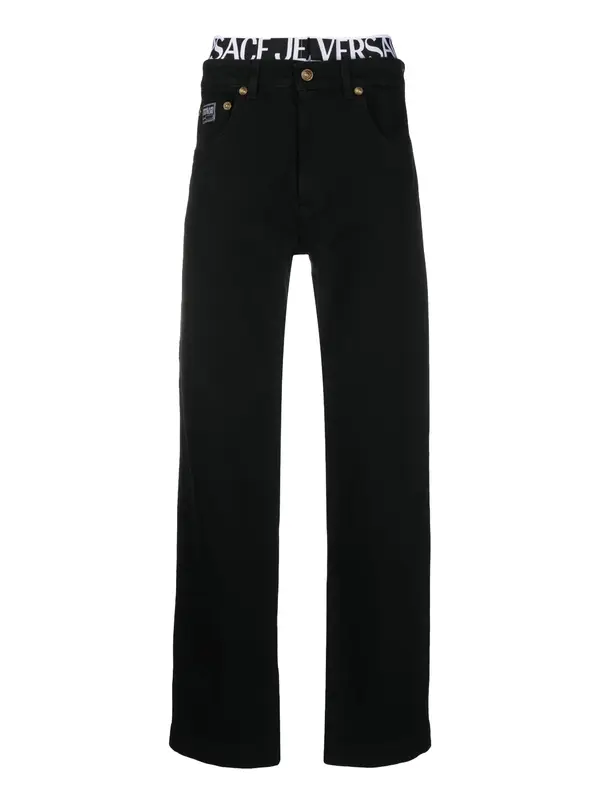 Versace Straight-leg Jeans - Black