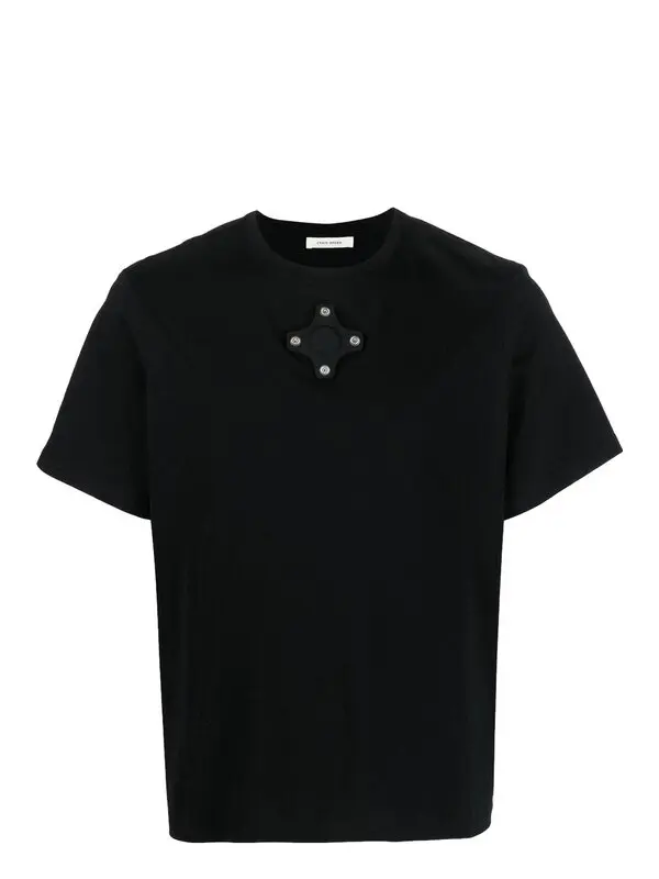 CRAIG GREEN Short-sleeve Cotton T-shirt - Black