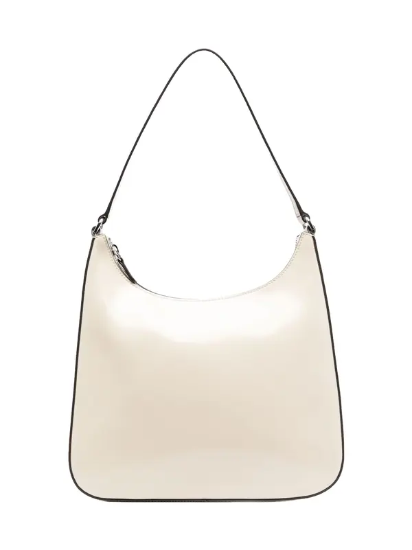 Staud Alec Leather Shoulder Bag - Neutrals