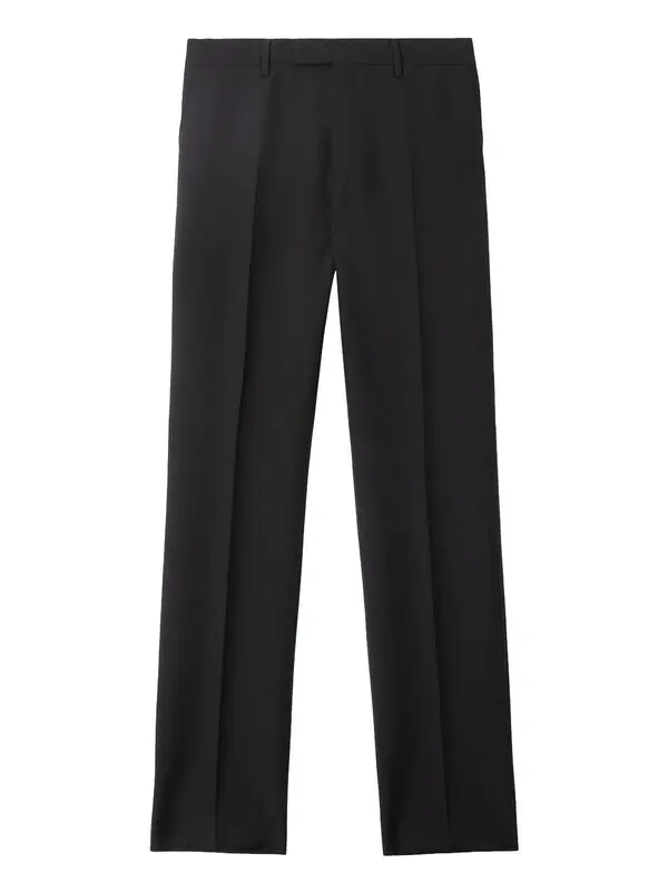 Burberry Classic-fit Tailored Trousers - Black