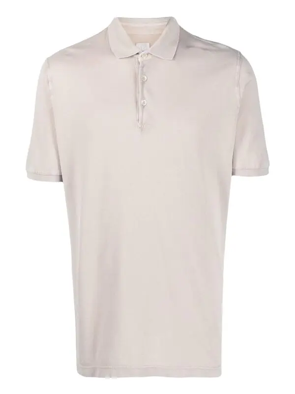 Fedeli Short-sleeve Polo Shirt - Neutrals