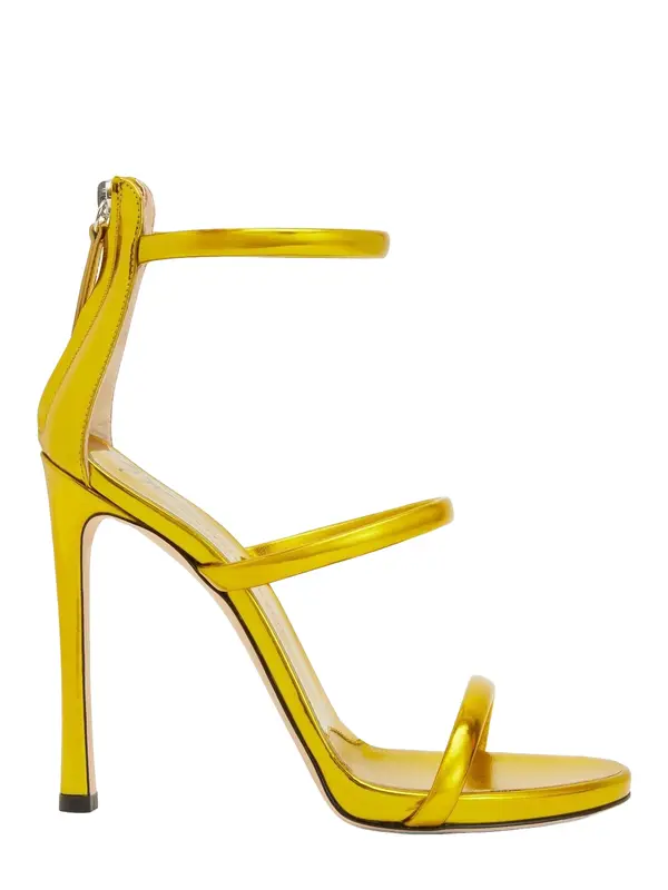 GIUSEPPE ZANOTTI High-heeled Strappy Sandals - Yellow