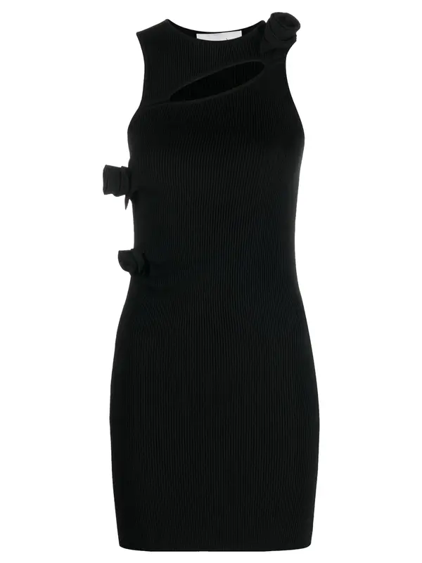Coperni Cut-out Mini Dress - Black