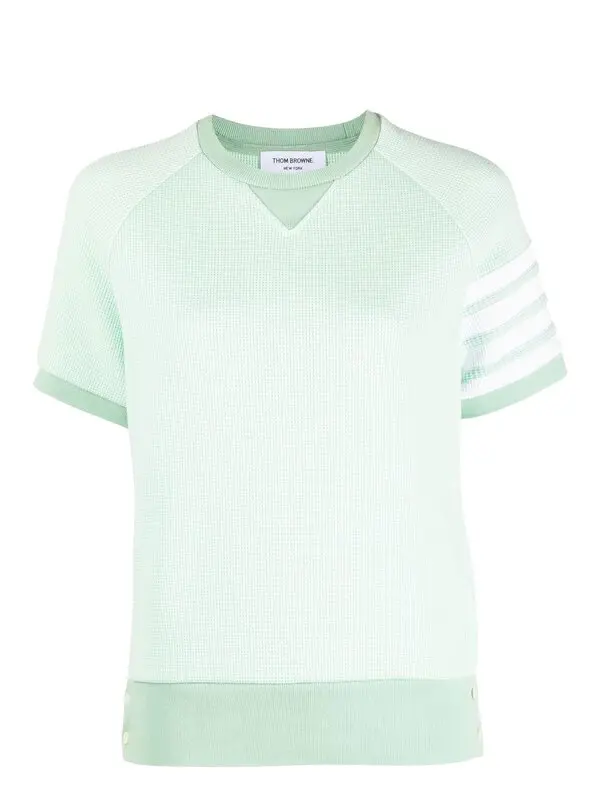 Thom Browne 4-bar Stripe T-shirt - Green